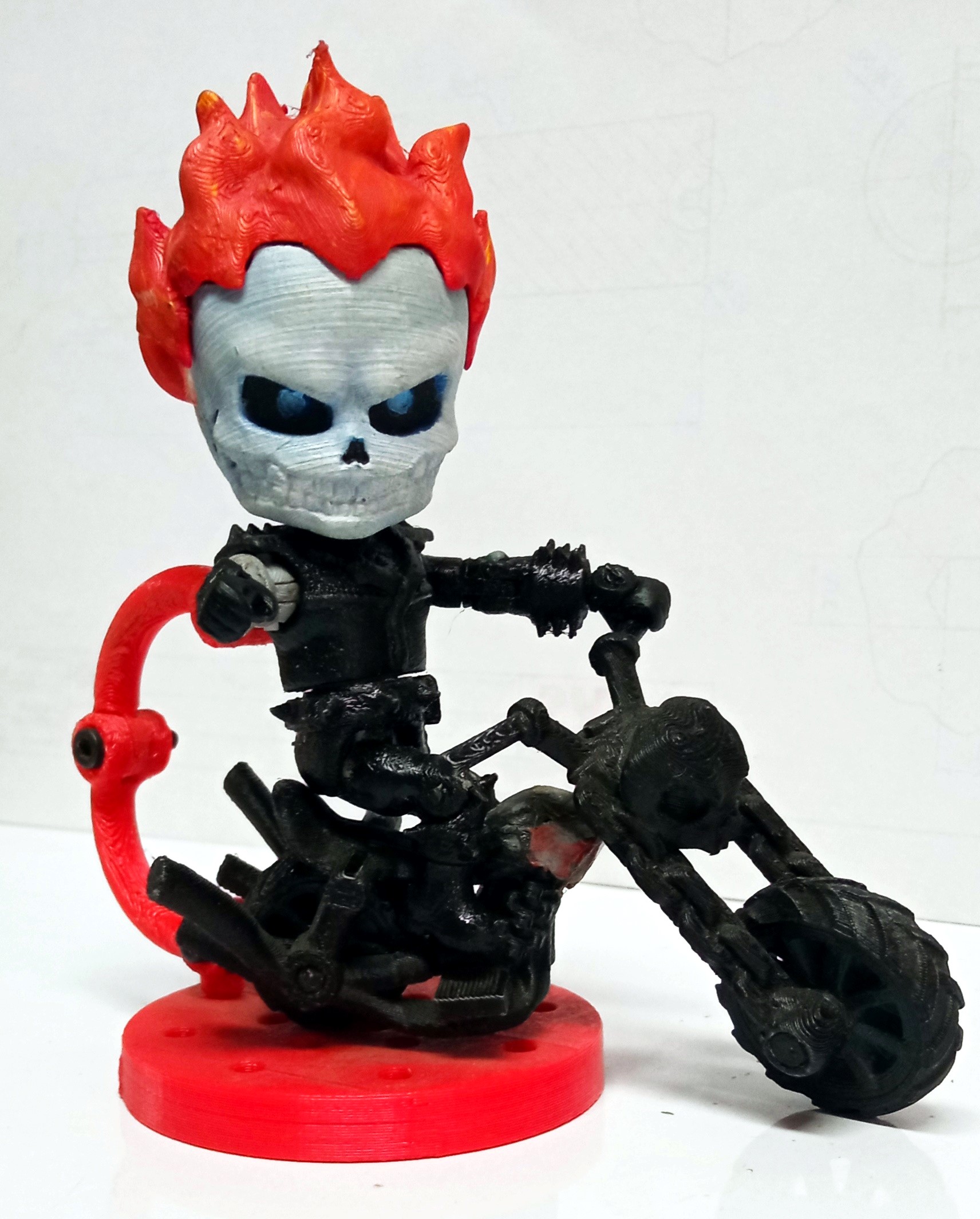 ghost rider + motorcycle (chibi version) by erickgull | Download free ...
