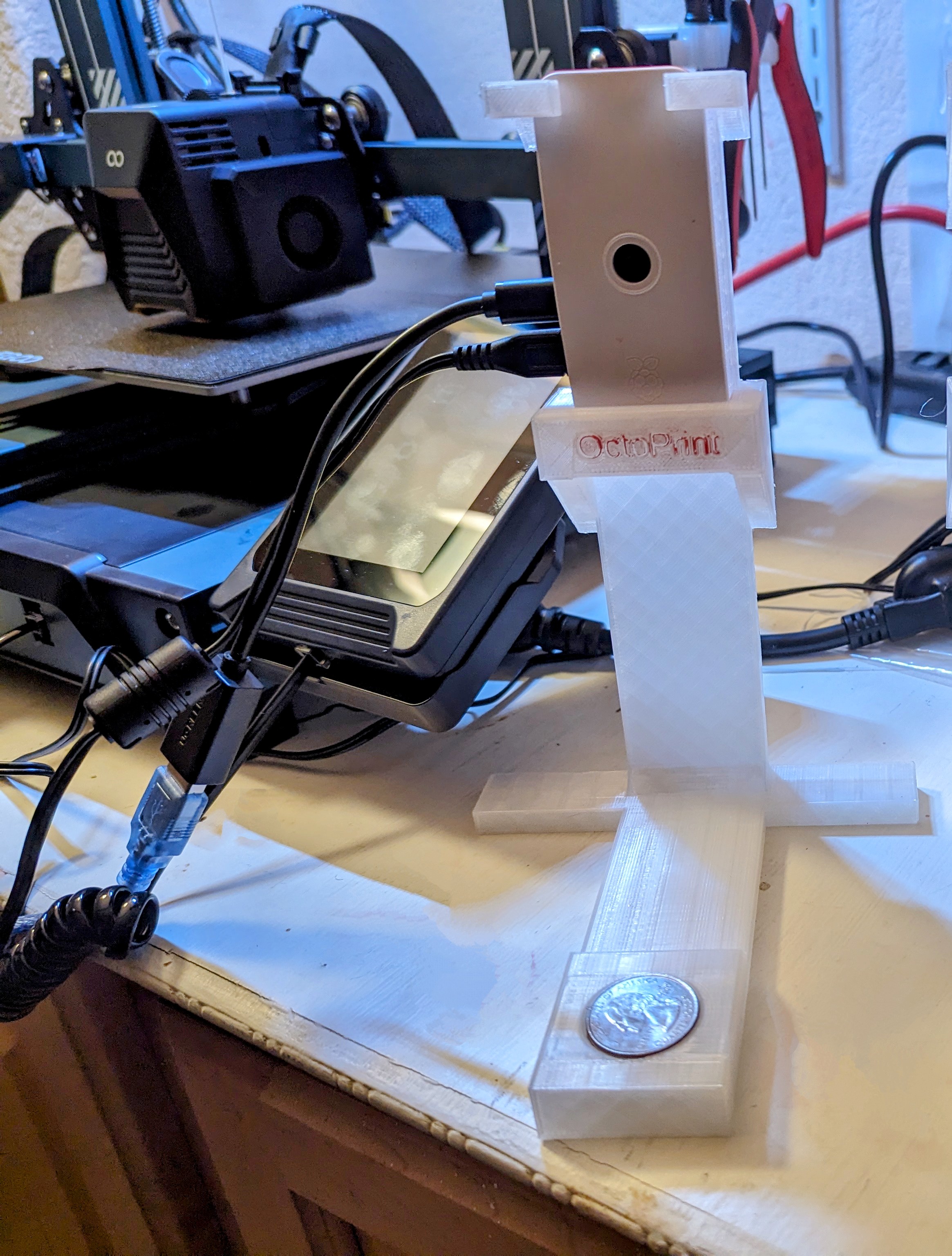 Raspberry pi zero w 2 OctoPrint stand * by Theron L. | Download free ...