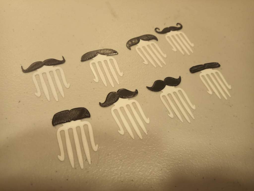 Mustache Bookmarks by cheese_dip | Download free STL model | Printables.com