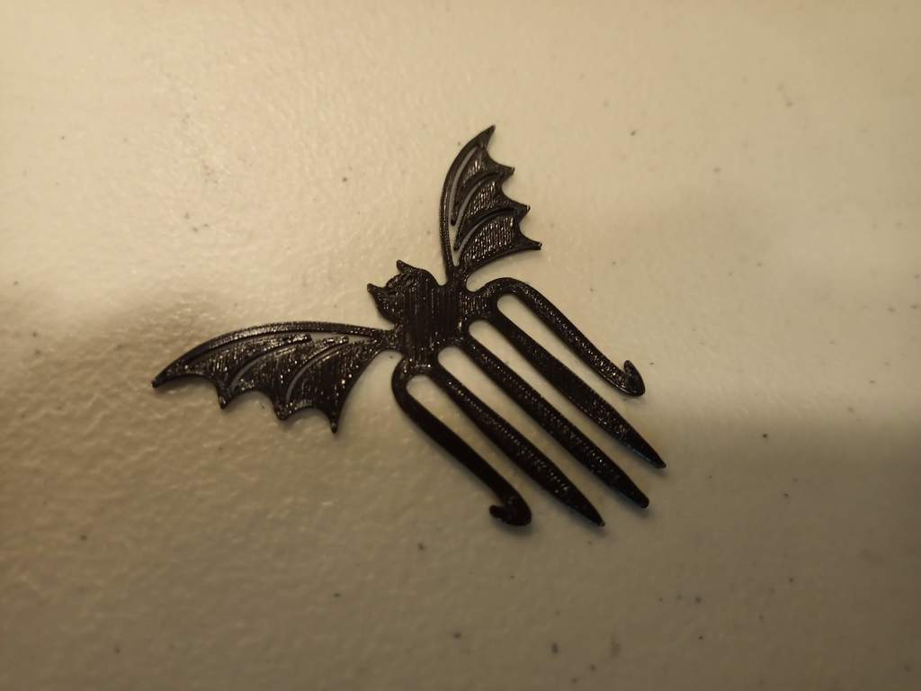Mini Bat Hair Clip by cheese_dip | Download free STL model | Printables.com