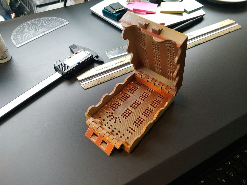 Travel Cribbage Board by cheese_dip | Download free STL model ...