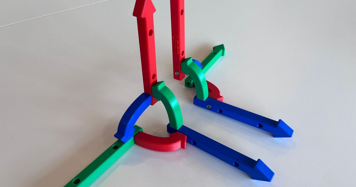 Floating Coordinate Frame by Adam Pettinger | Download free STL model ...