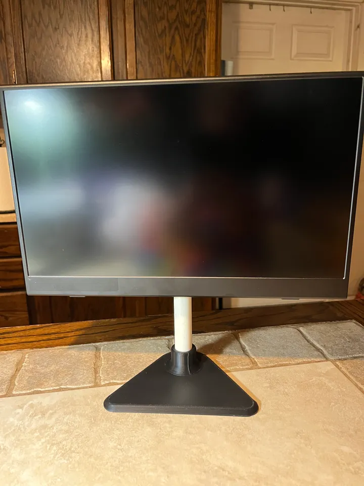 Portable Monitor Stand Vesa 75 with pvc riser by kadmium | Download ...