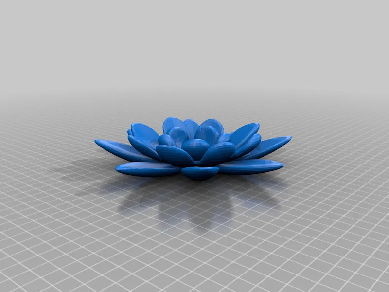 Lotus Flower Tea Light Candle holder by jex7 | Download free STL model ...