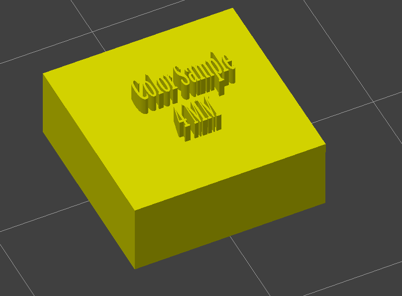 Filament Color Sample/Color Swatch by cesar miguel | Download free STL ...
