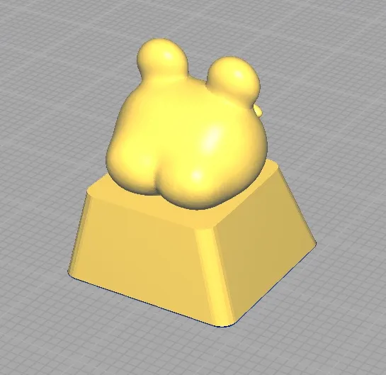 Frog Butt Keycap by Carolyn | Download free STL model | Printables.com