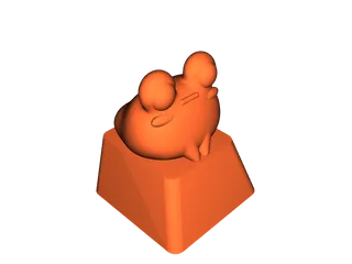 Frog Butt Keycap by Carolyn | Download free STL model | Printables.com