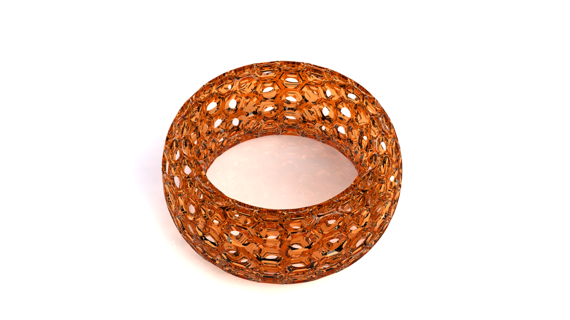 Honeycomb Toroid Ring by 3dxav | Download free STL model | Printables.com