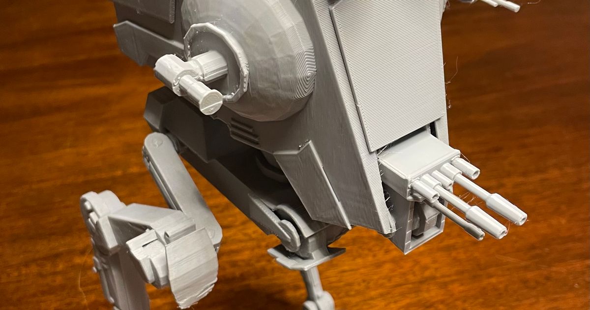 printable AT-ST by ahotrum | Download free STL model | Printables.com