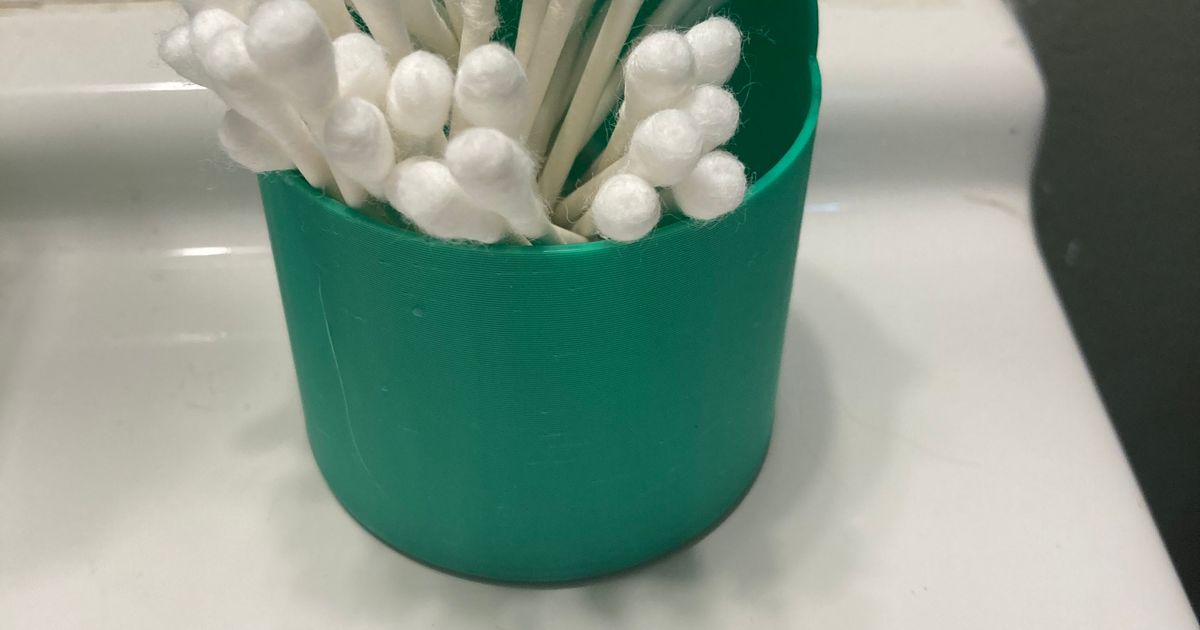 Frog q-tip holdder by builder26 | Download free STL model | Printables.com