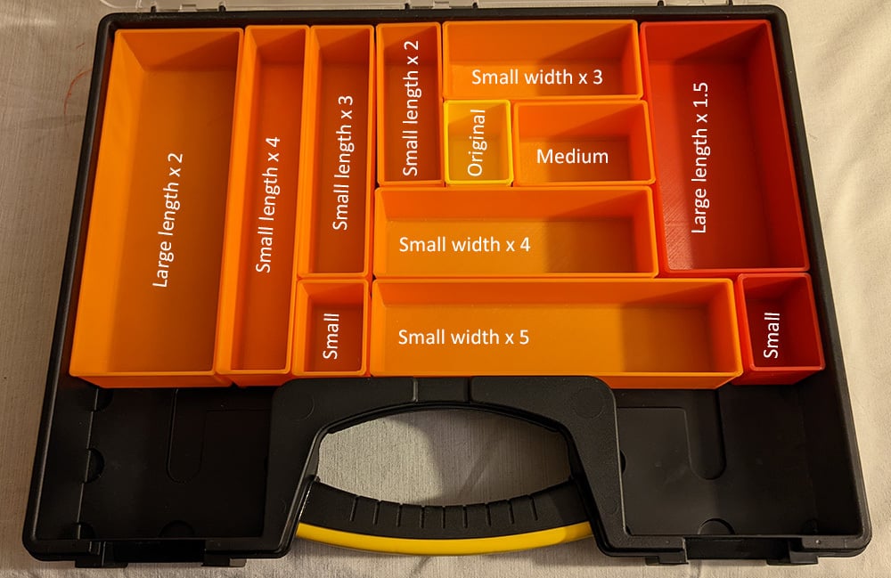 Stanley Organizers - Odd size bins by El Spectre | Download free STL ...