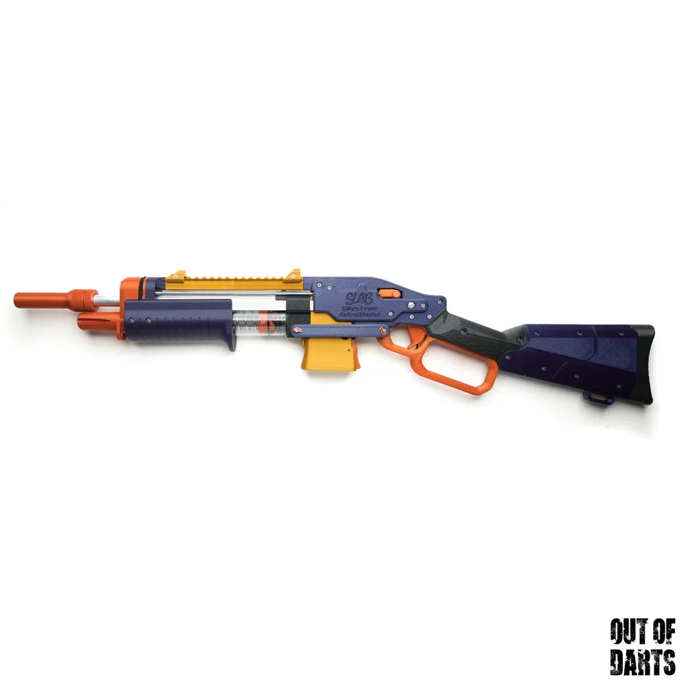 SLAB - Silly's Lever Action Blaster (Nerf Homemade) by Sillybutts ...