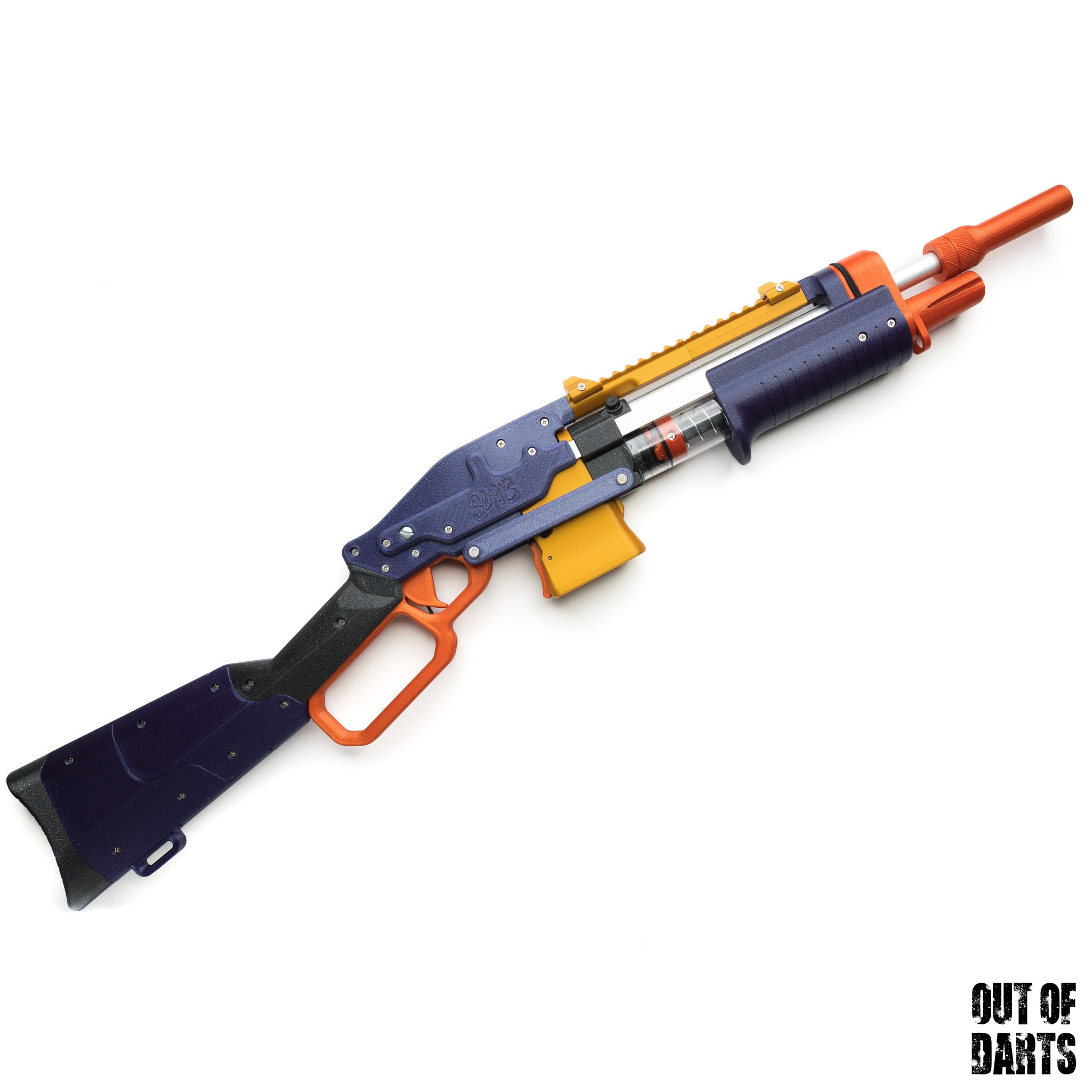 SLAB - Silly's Lever Action Blaster (Nerf Homemade) by Sillybutts | Download free STL model ...