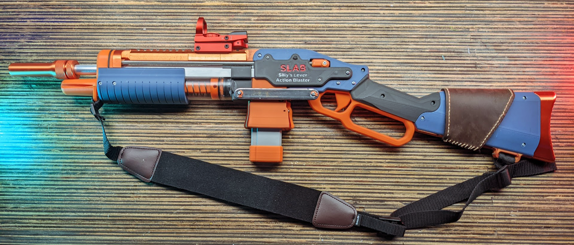 SLAB - Silly's Lever Action Blaster (Nerf Homemade) by Sillybutts ...