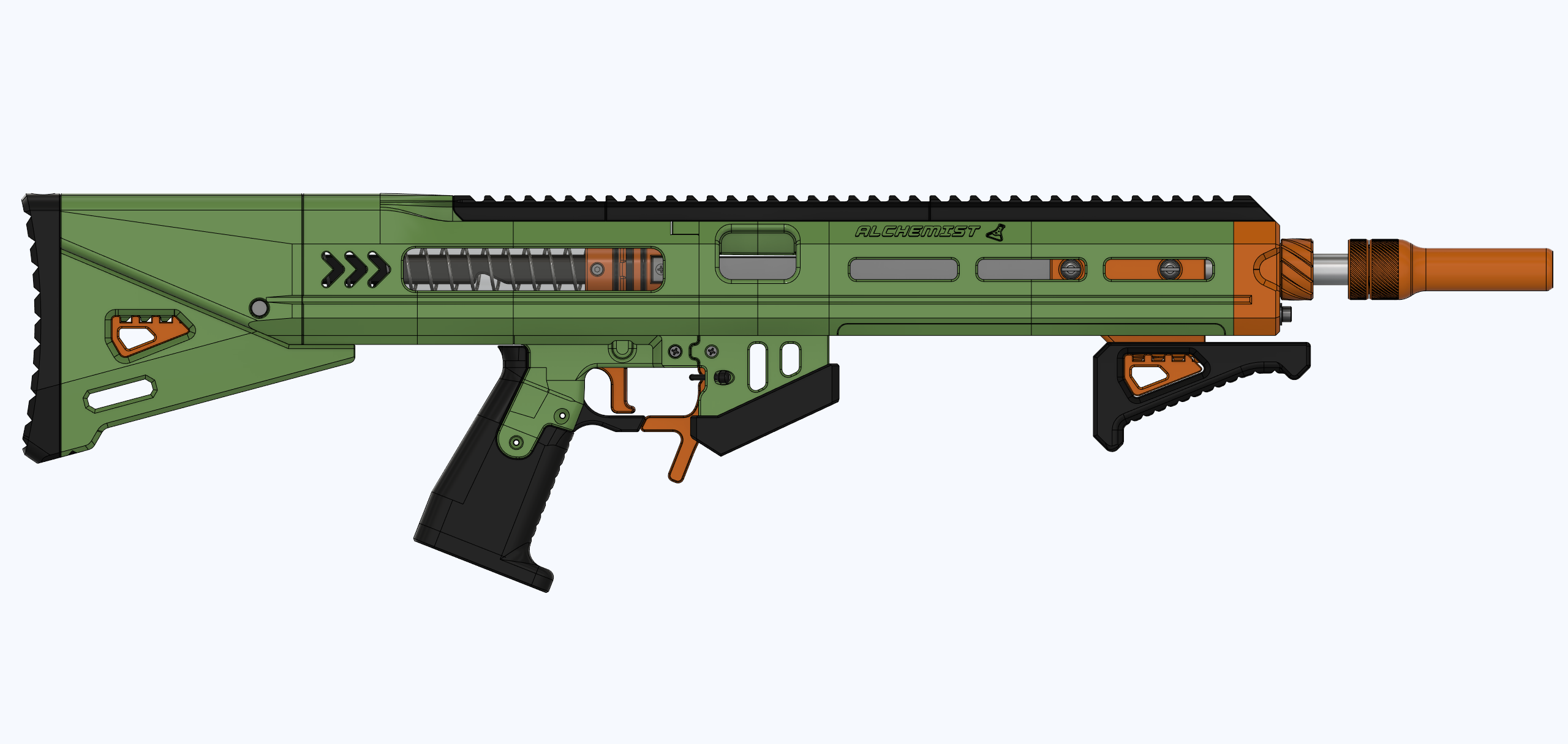 Alchemist - Pump Action Blaster (Nerf Homemade) by Sillybutts ...