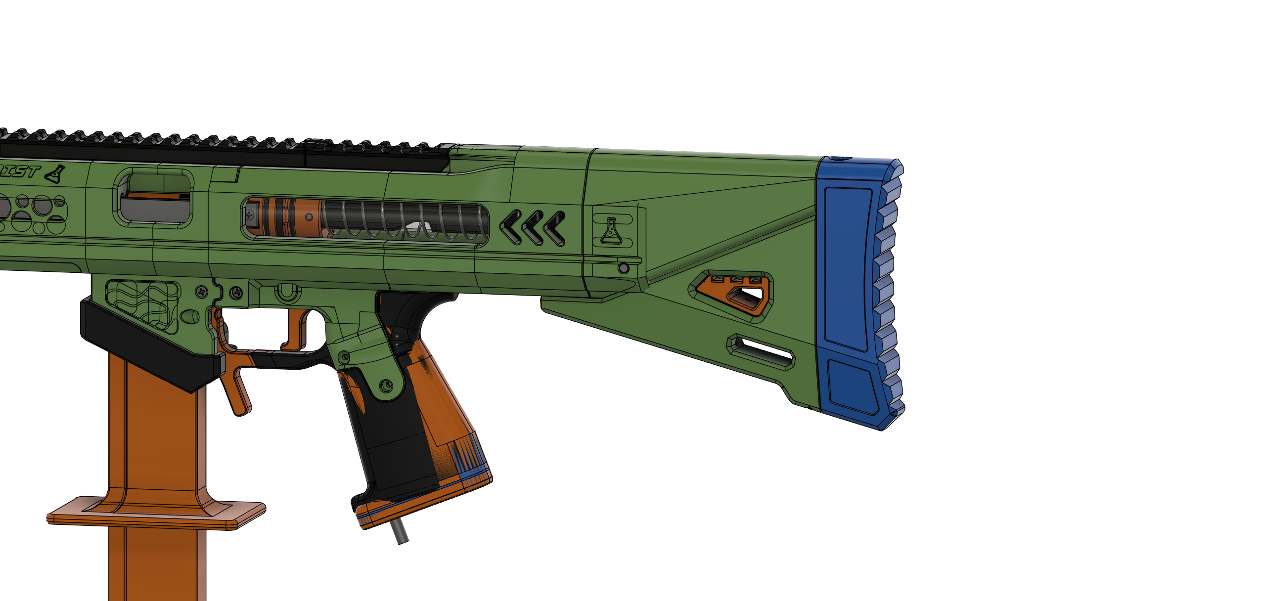 Alchemist - Pump Action Blaster (Nerf Homemade) autorstwa Sillybutts ...