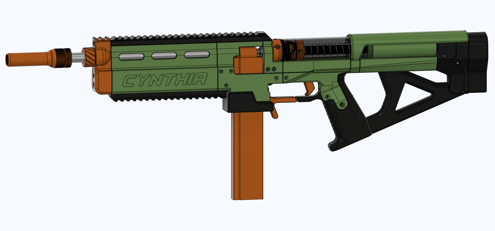 Cynthia - Bolt Action Blaster (Nerf Homemade) by Sillybutts | Download ...