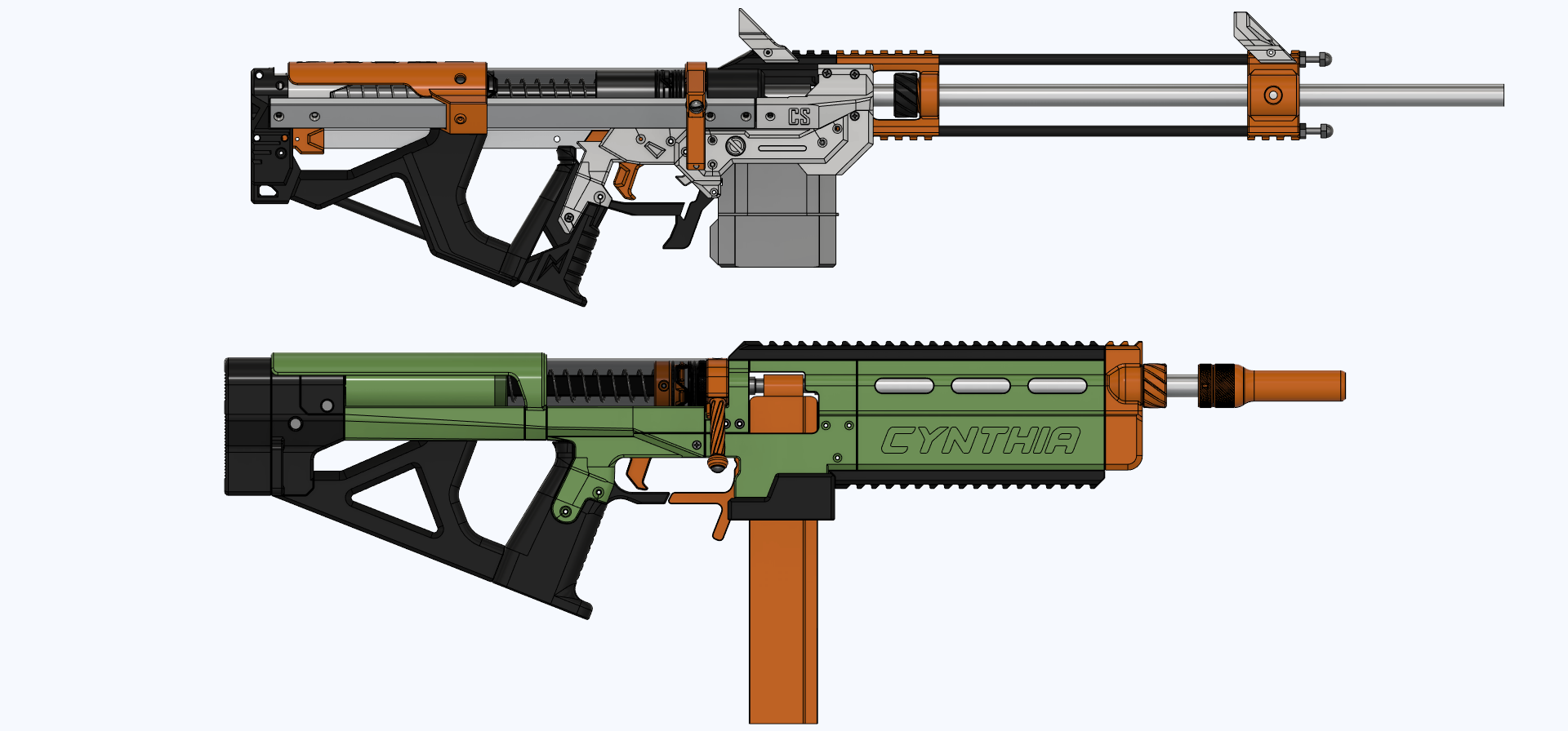Cynthia - Bolt Action Blaster (Nerf Homemade) by Sillybutts | Download ...