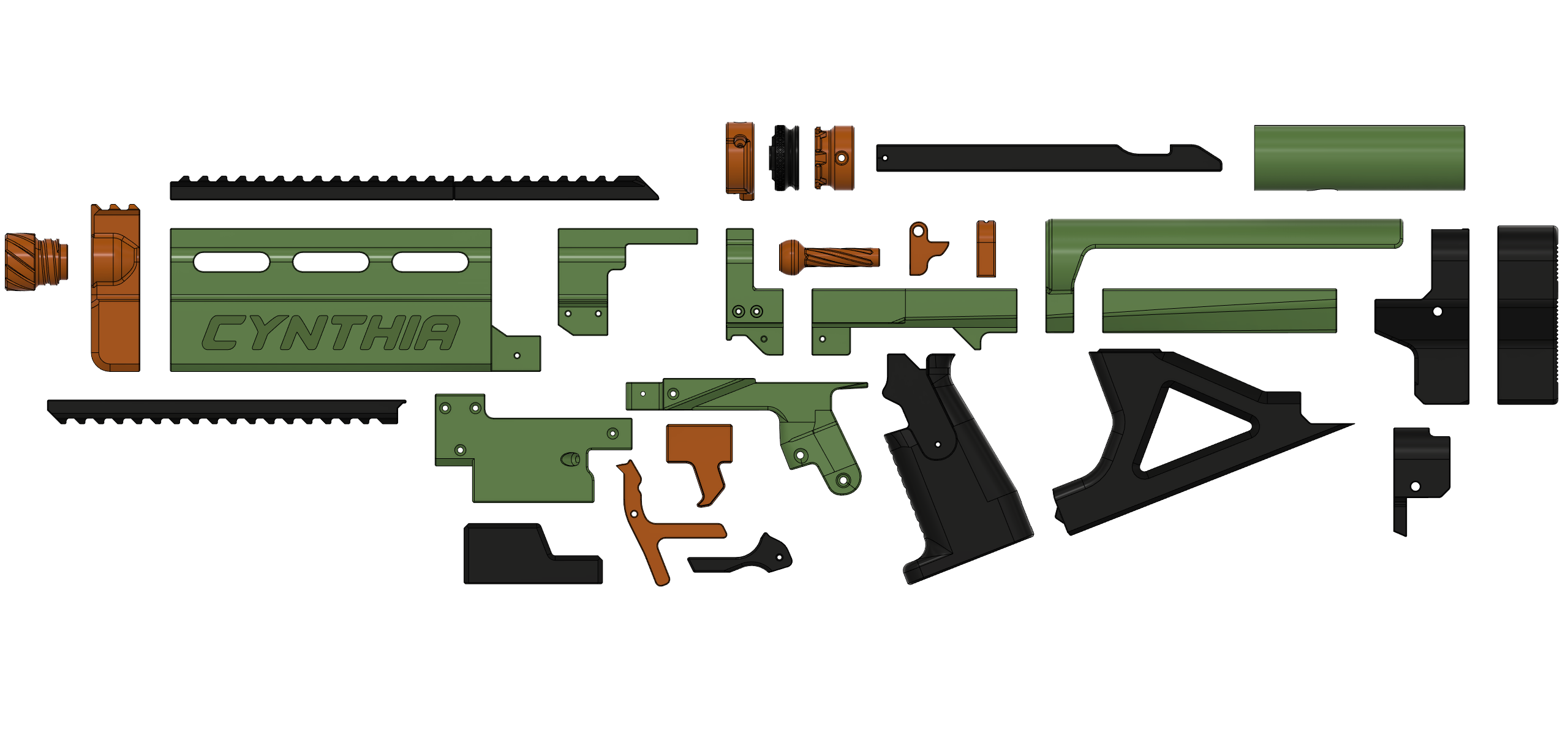 Cynthia - Bolt Action Blaster (Nerf Homemade) by Sillybutts | Download free STL model ...