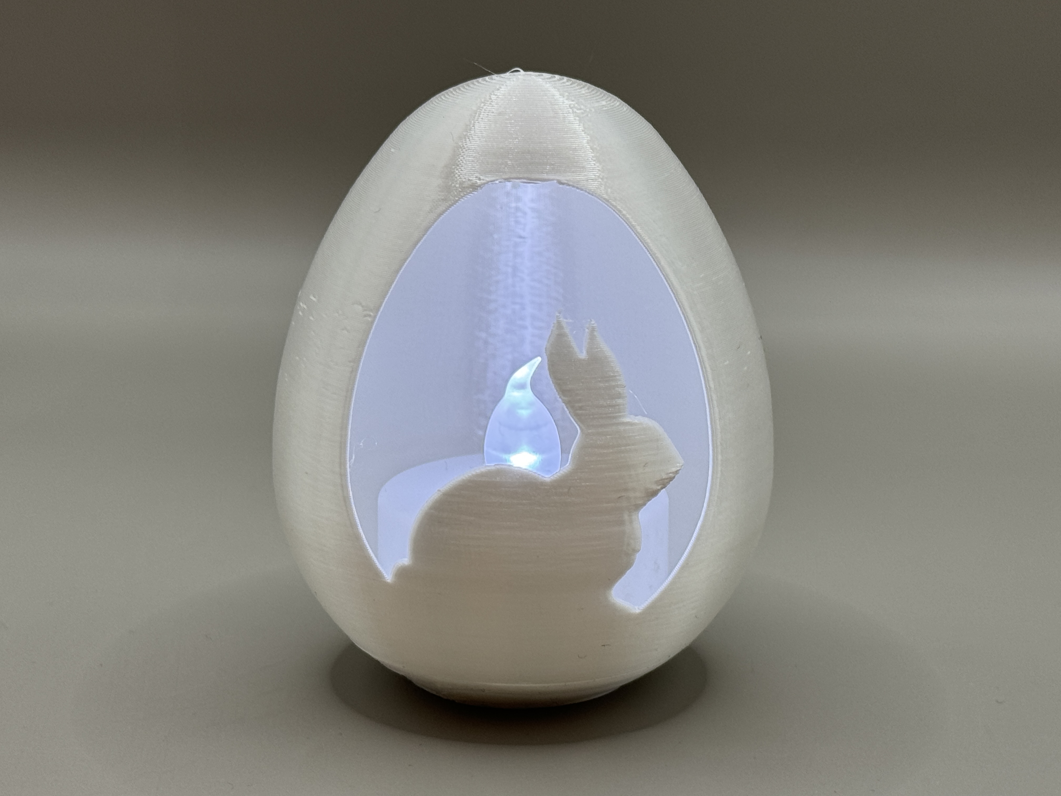 Cute Bunny LED Tealight Egg by TorusKnot | Download free STL model ...