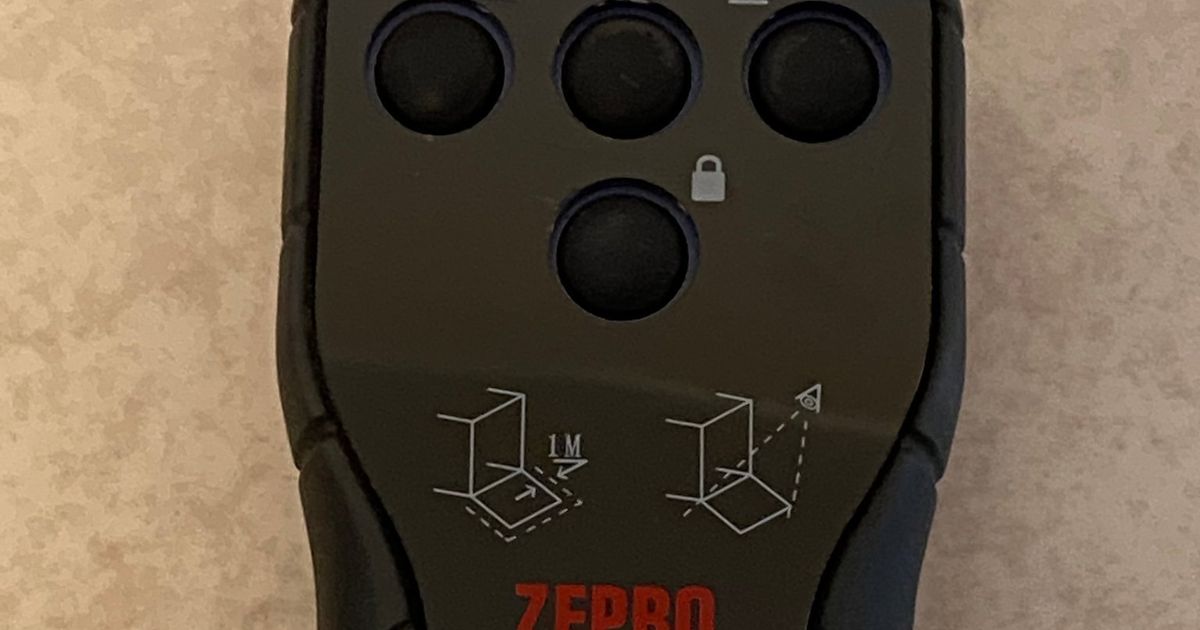 Beltclip for Zepro Taillift Remotes by viddi87 | Download free STL ...