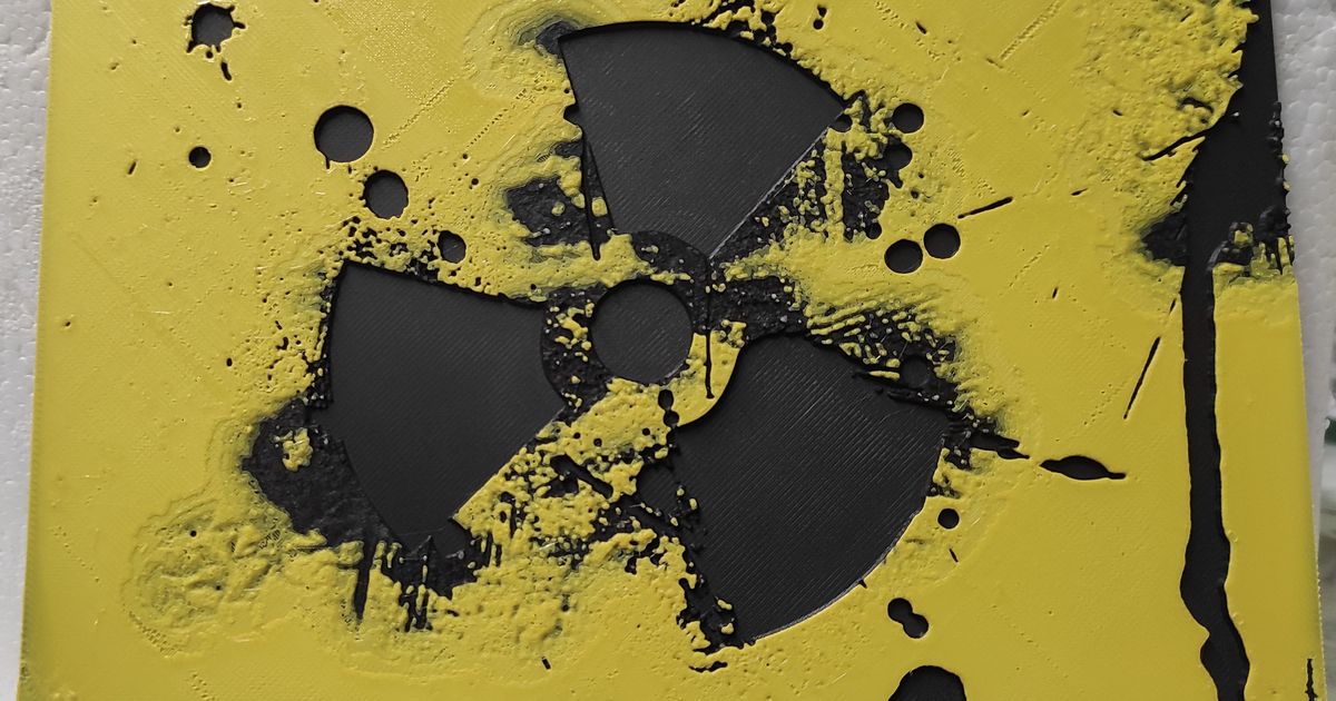 radioactive symbol warning by Mark | Download free STL model ...