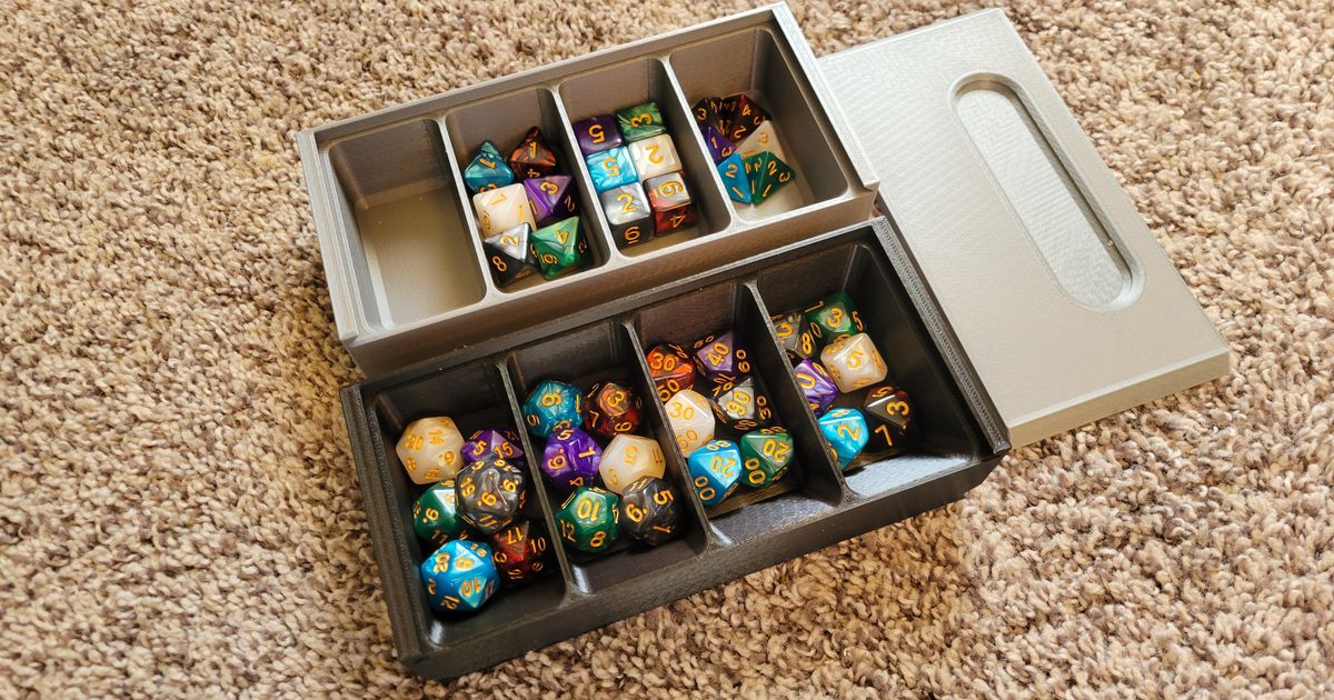 Dice Storage Tray, Stacking by Crafter64 | Download free STL model ...