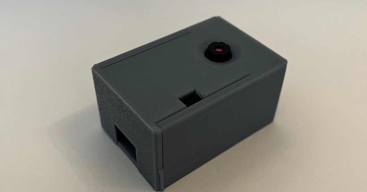 ESP32-CAM with ESP32-CAM-MB case by acetous | Download free STL model ...