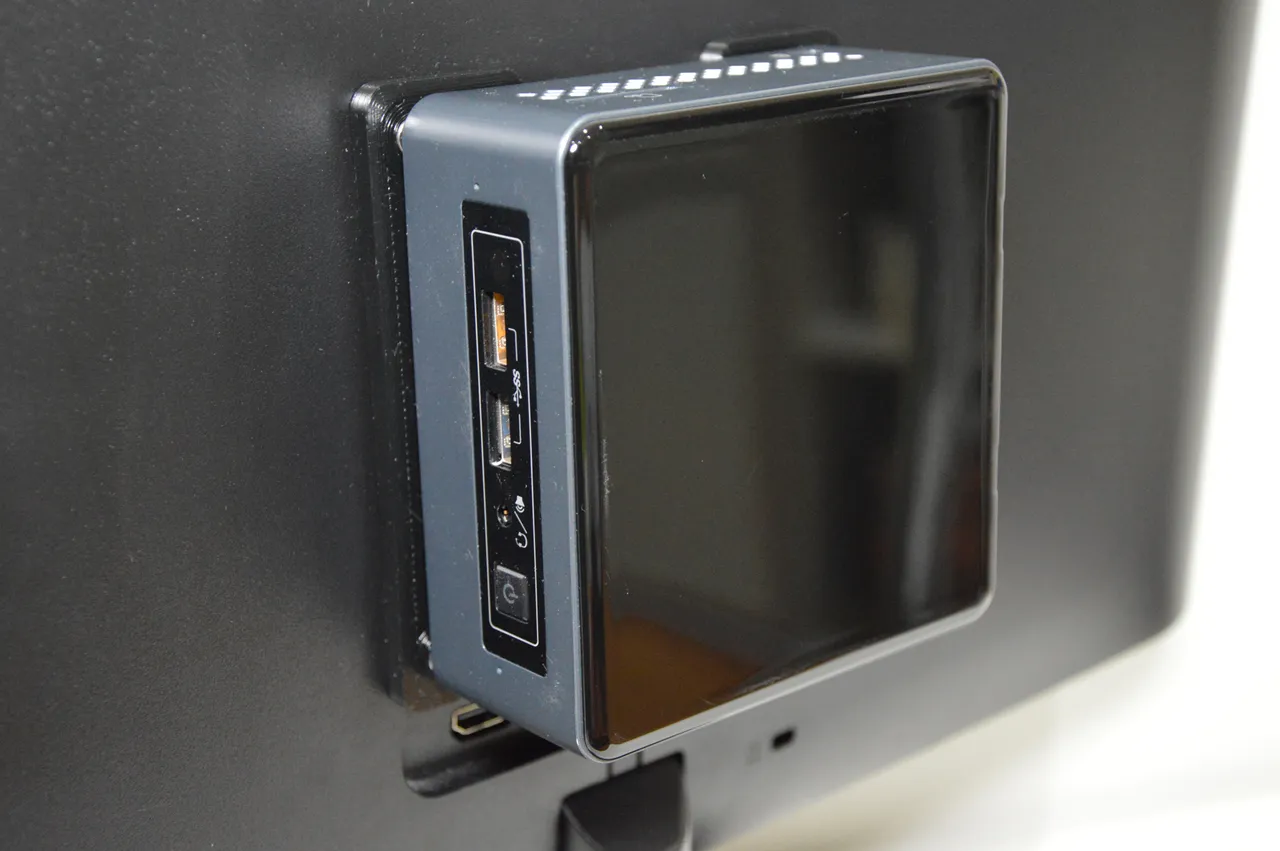 Intel NUC 100mm and 75mm VESA Mount by Evolved Origins | Download free ...