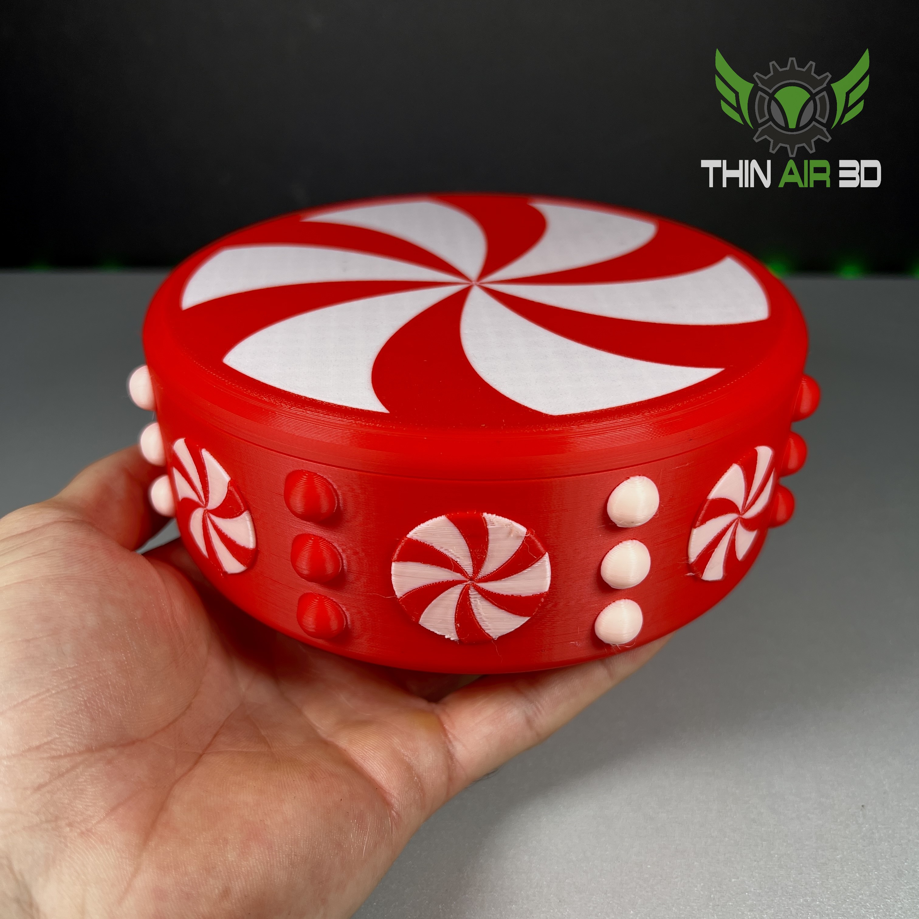 Peppermint Candy Bowl by ThinAir3D | Download free STL model ...