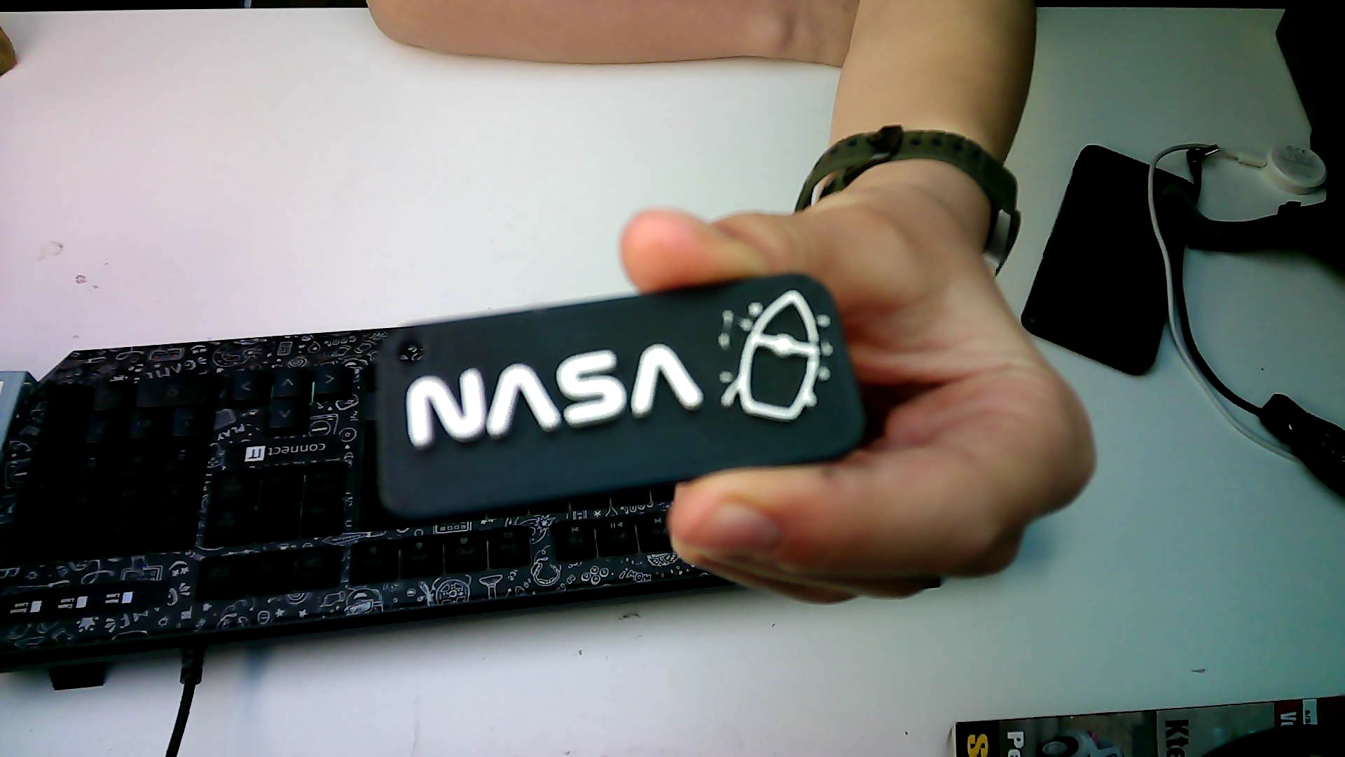 nasa keychein by Eidam | Download free STL model | Printables.com