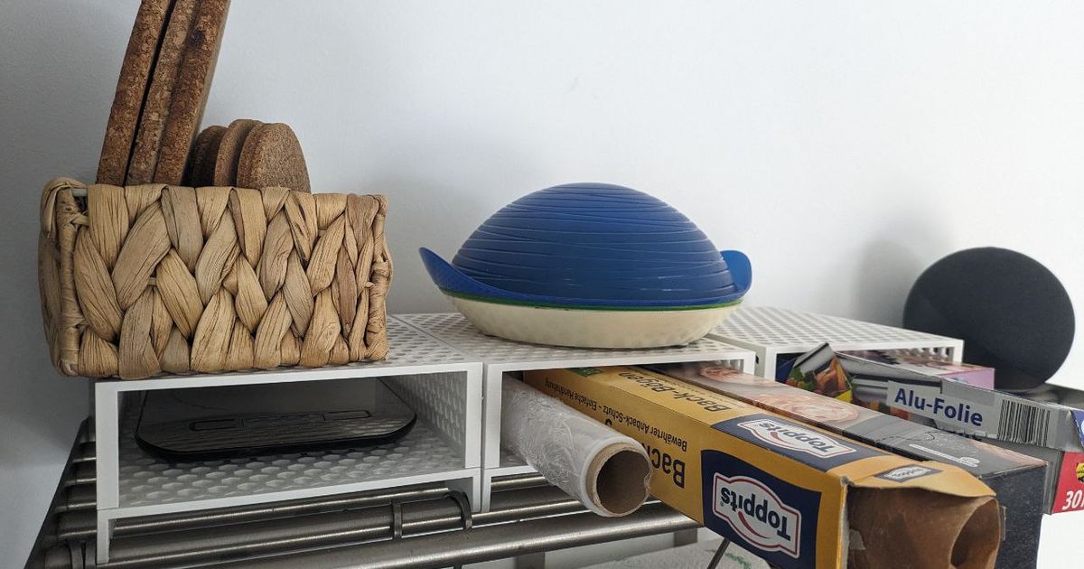 Ikea Wall Shelf Topper / Organizer for Grundtal by Crusoe3D | Download ...