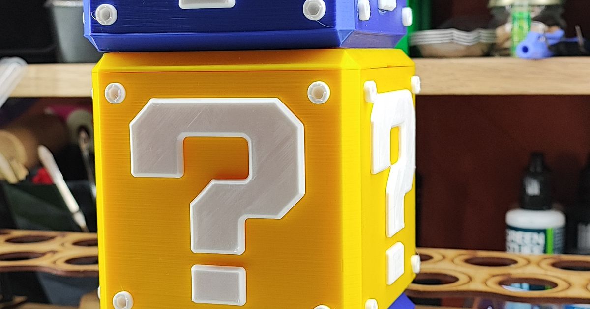 Cube mystère mario por fab 7294 | Descargar modelo STL gratuito ...