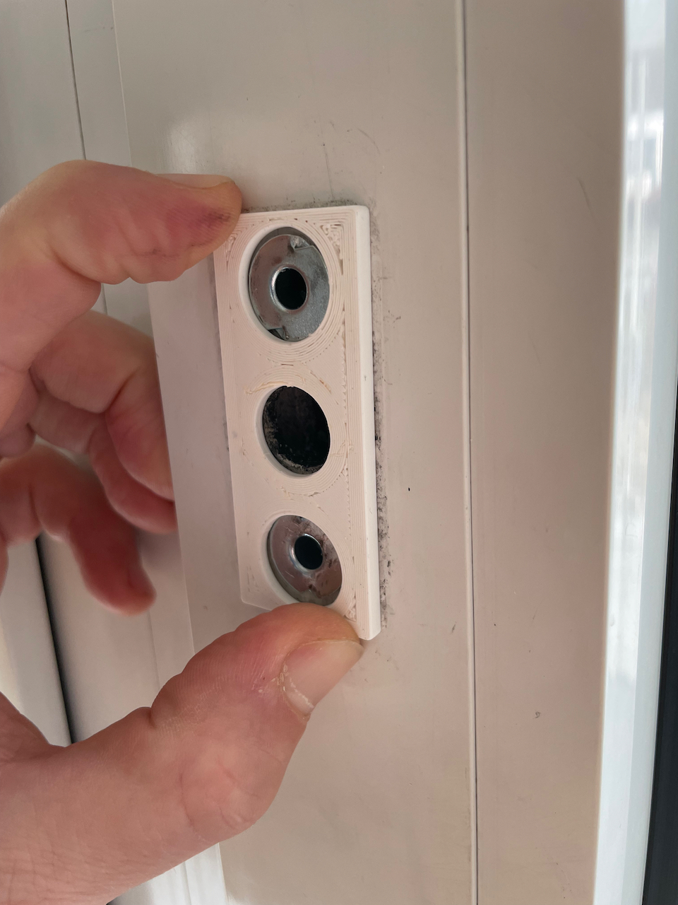Terrace Door Handle Washer by sci_SB | Download free STL model ...