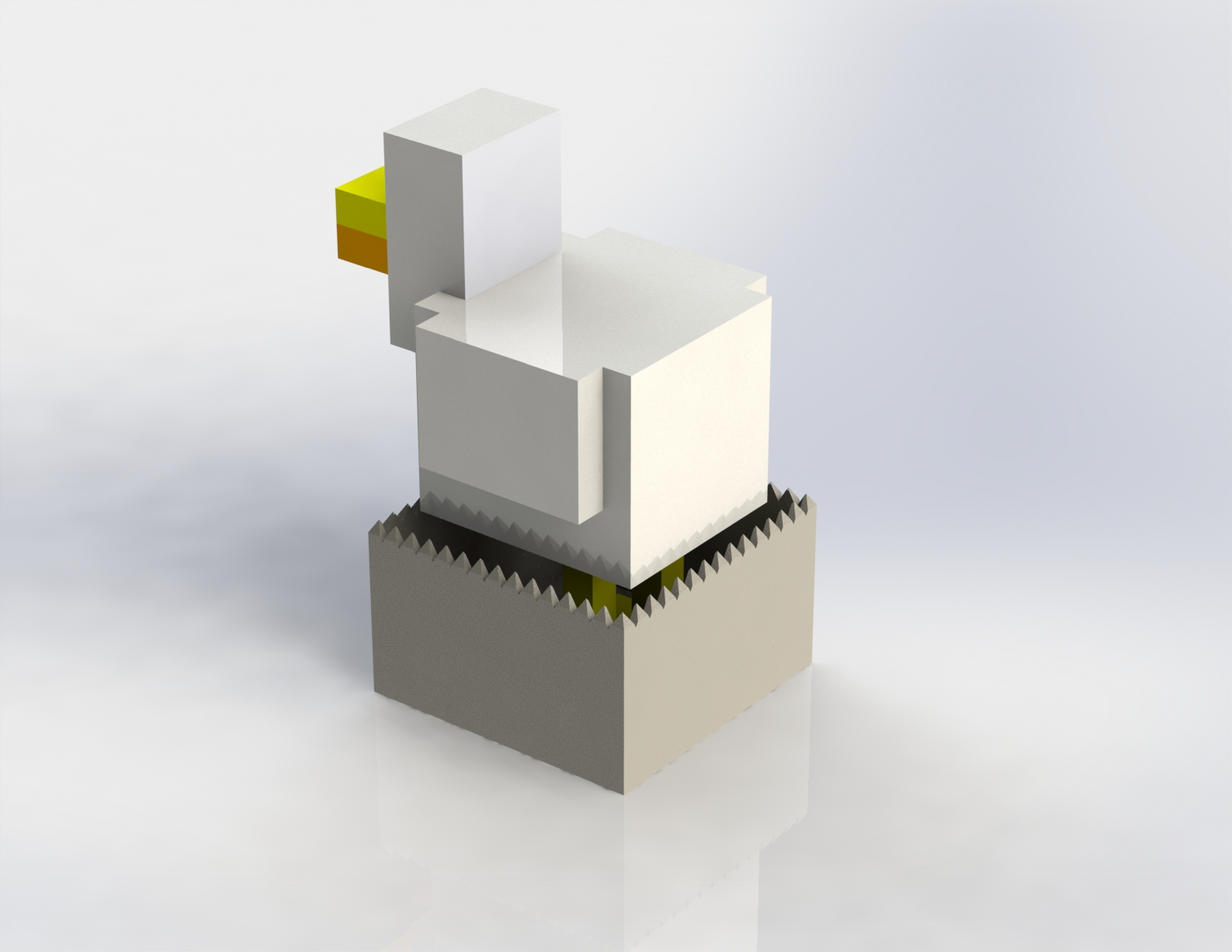 Minecraft Chicken Hatching by SS_Maker | Download free STL model ...