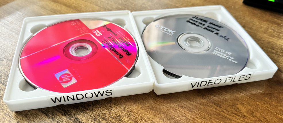 Gridfinity - Stacking DVD Tray 3x3x2 No Magnets by gedeyenite ...