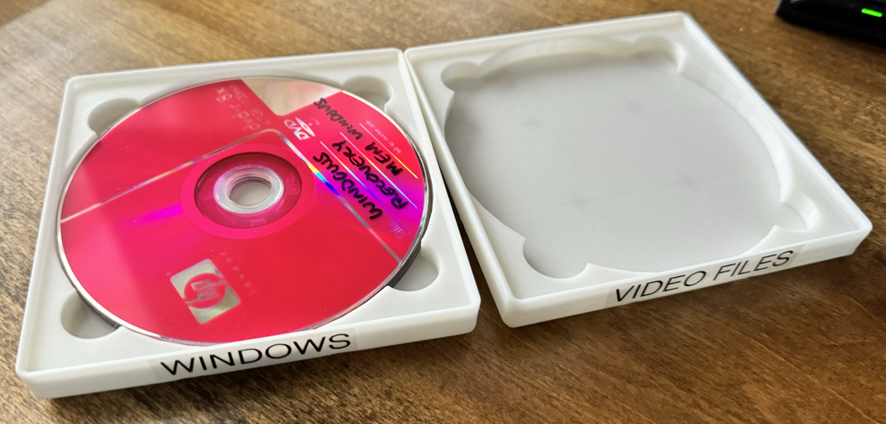 Gridfinity - Stacking DVD Tray 3x3x2 No Magnets by gedeyenite ...