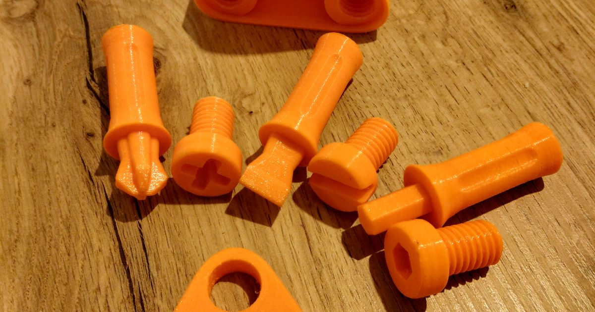 Screw Toy with Screwdrivers and Box by DragoMej | Download free STL ...