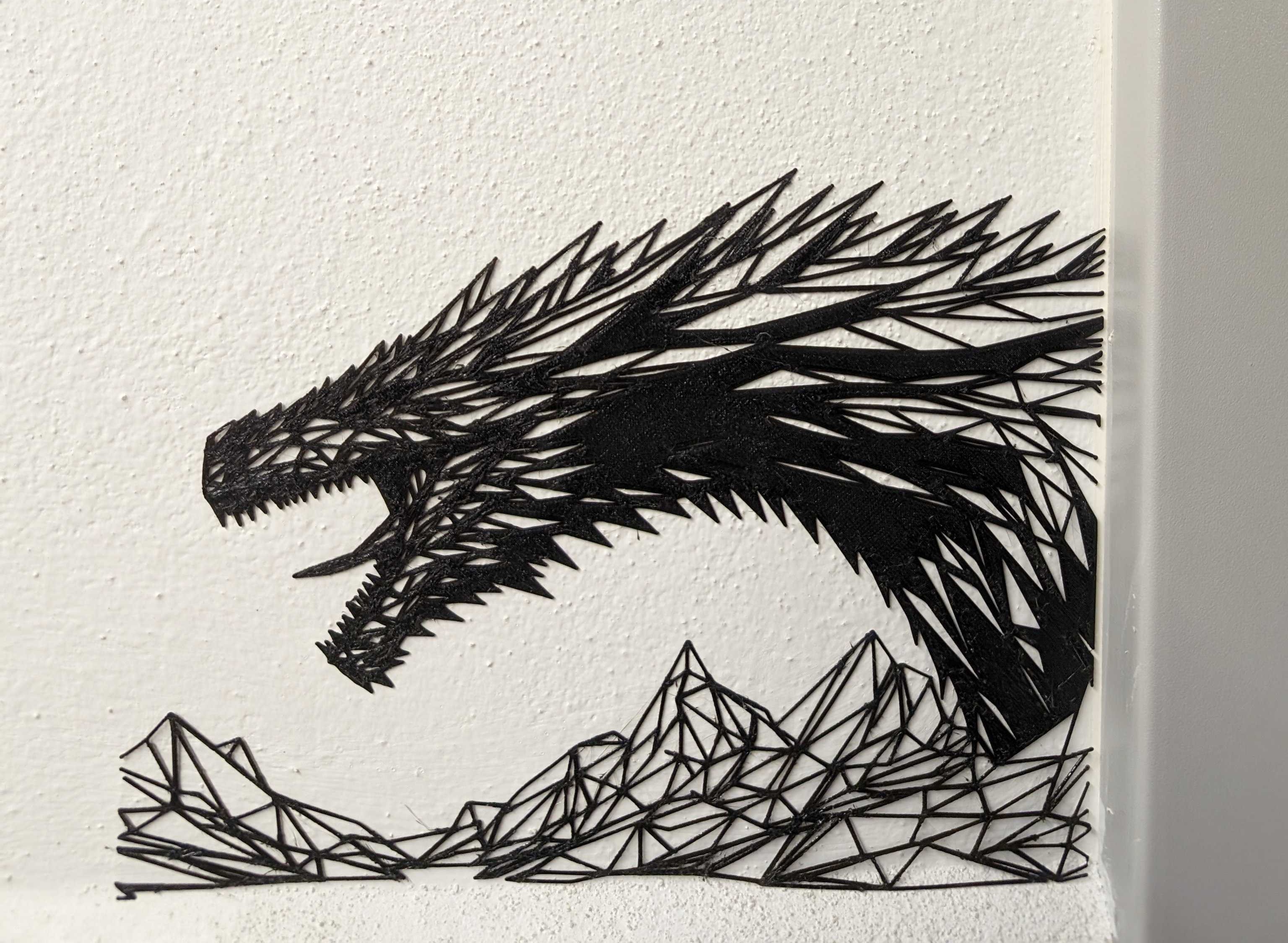 Dragon - wall art by klimoma | Download free STL model | Printables.com