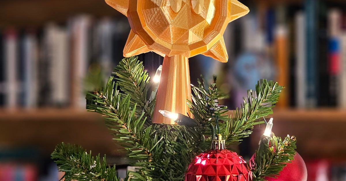 Shine Sprite Tree Topper by radiumv | Download free STL model ...