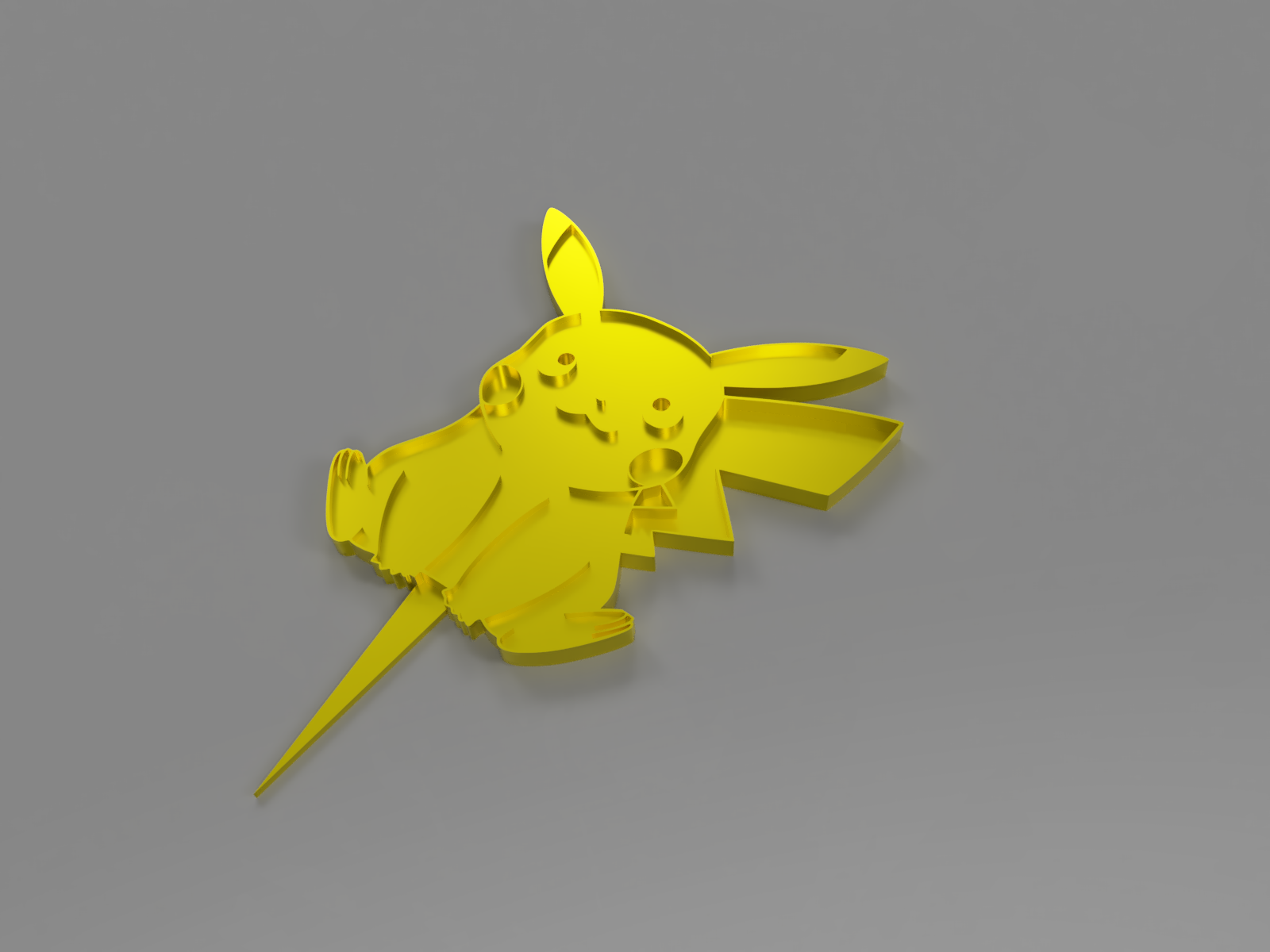 Pikachu cake topper by Michal Žebro | Download free STL model ...