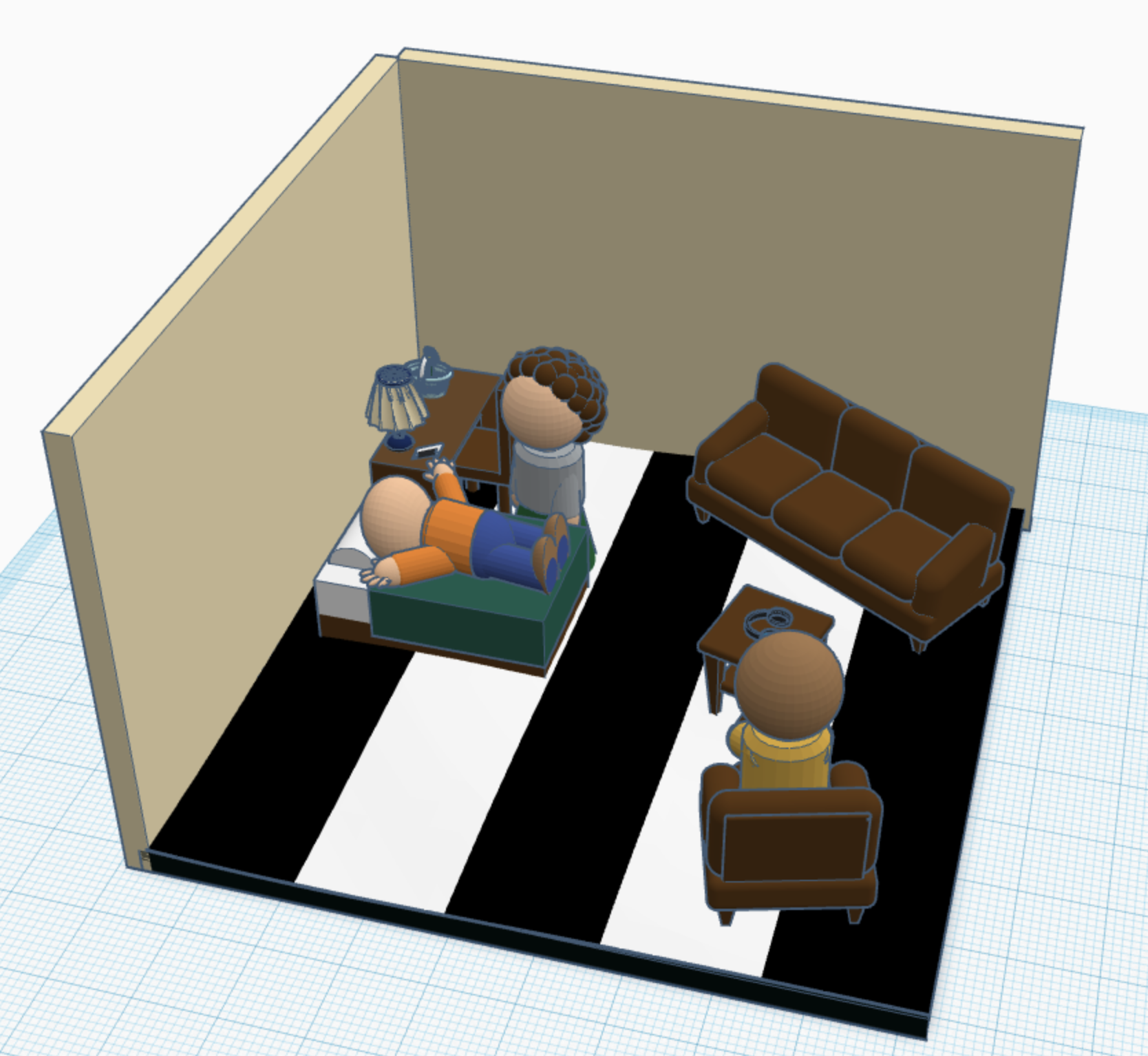 Small BedRoom by Ryan Russell | Download free STL model | Printables.com