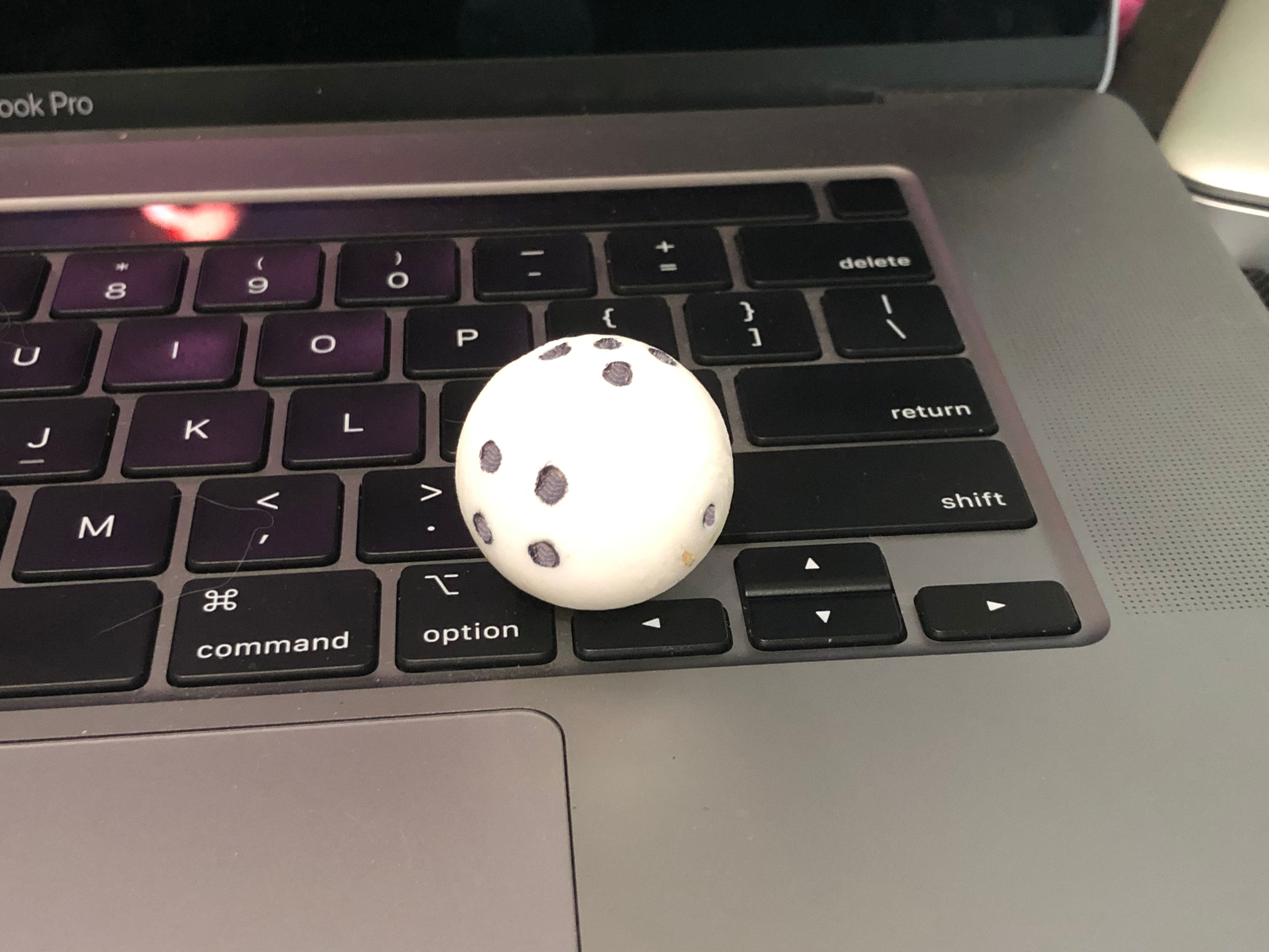Snake Eyes! (Spherical Six-Sided Die) by Florian | Download free STL ...