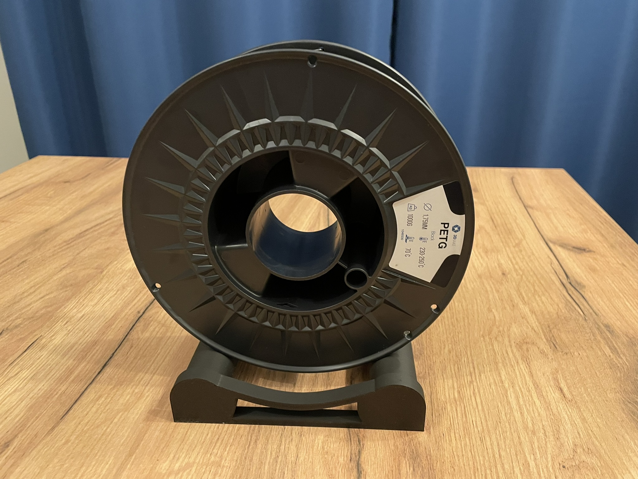 Filament spool stand with rollers on 6000 ZZ bearings by winlith ...