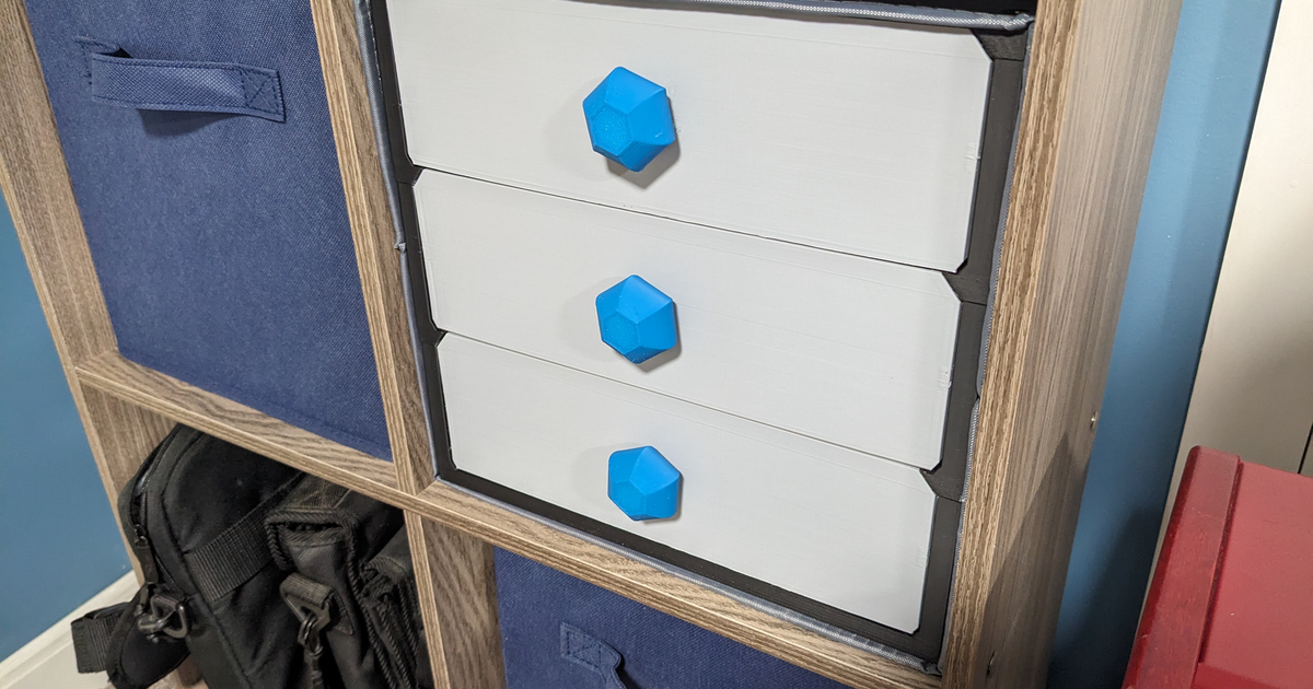 Storage Cube Drawer System by pcwzrd13 | Download free STL model ...