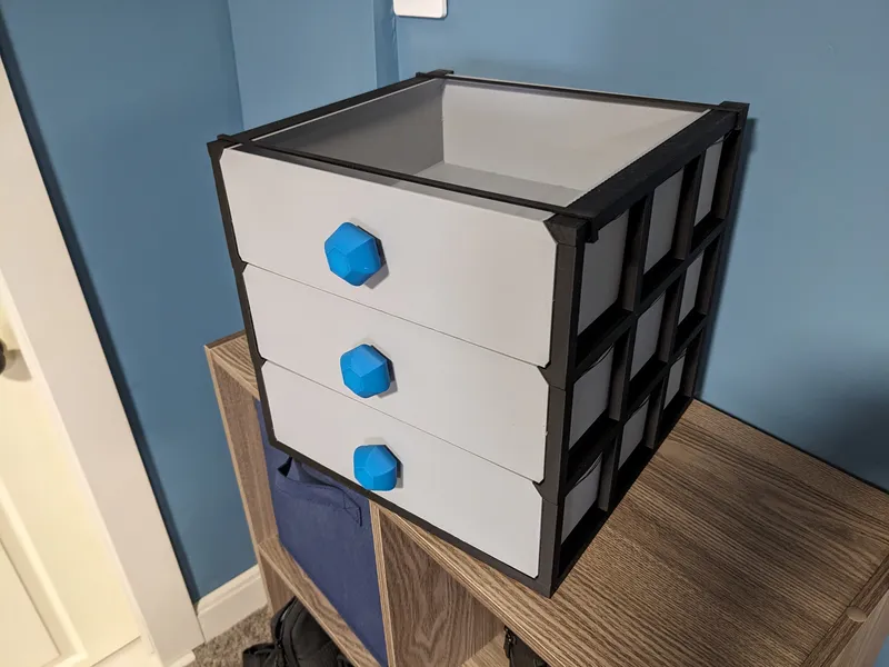 Storage Cube Drawer System by pcwzrd13 | Download free STL model ...