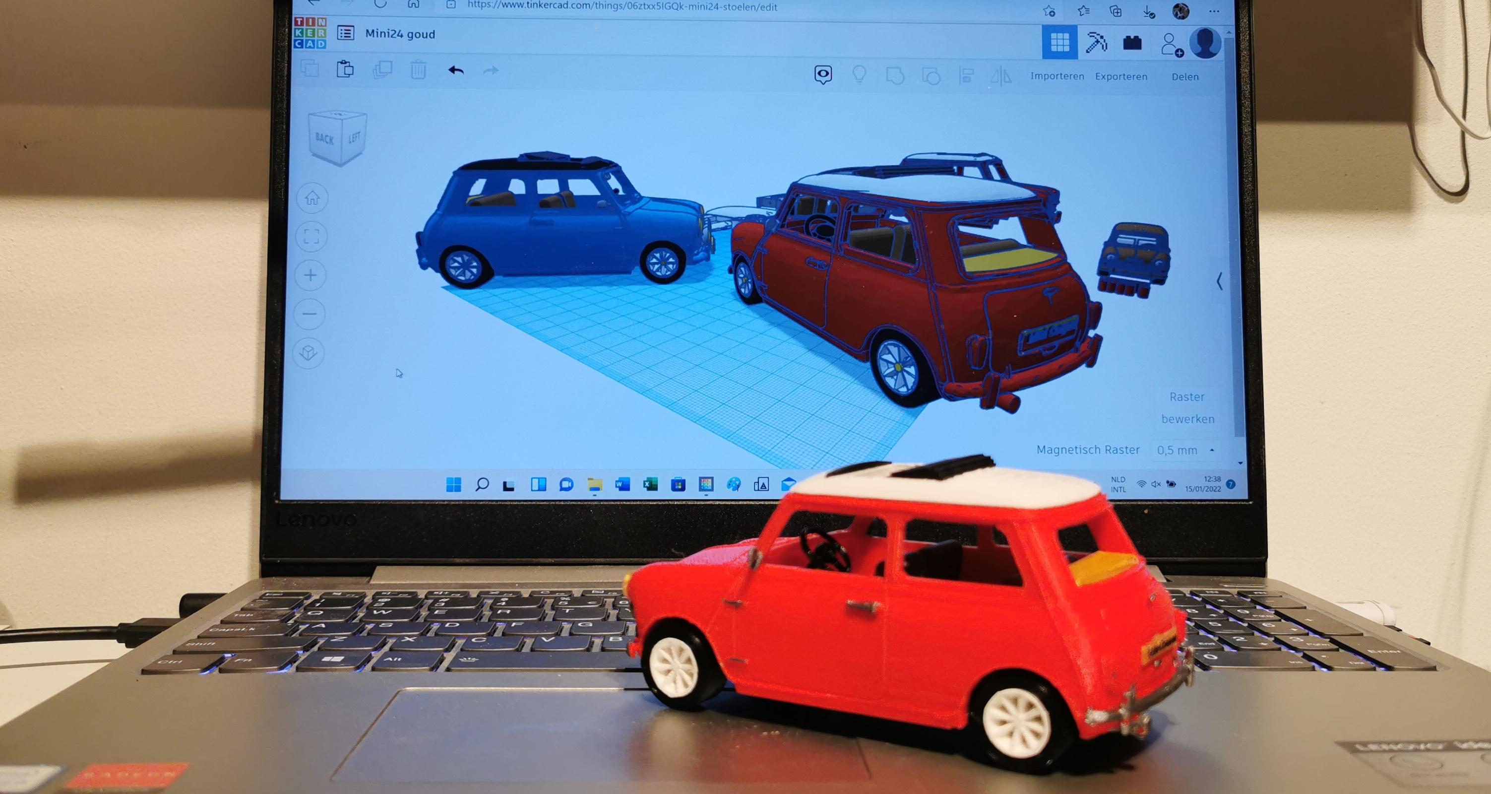 Mini Cooper clasic sport scale 1-24 Designer Ed van der Heijden by Ed ...
