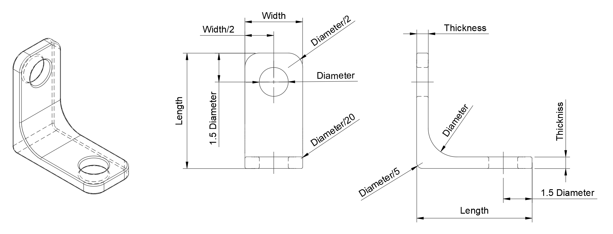 L-Bracket Design 1 (collection) by 3DMadLab | Download free STL model ...