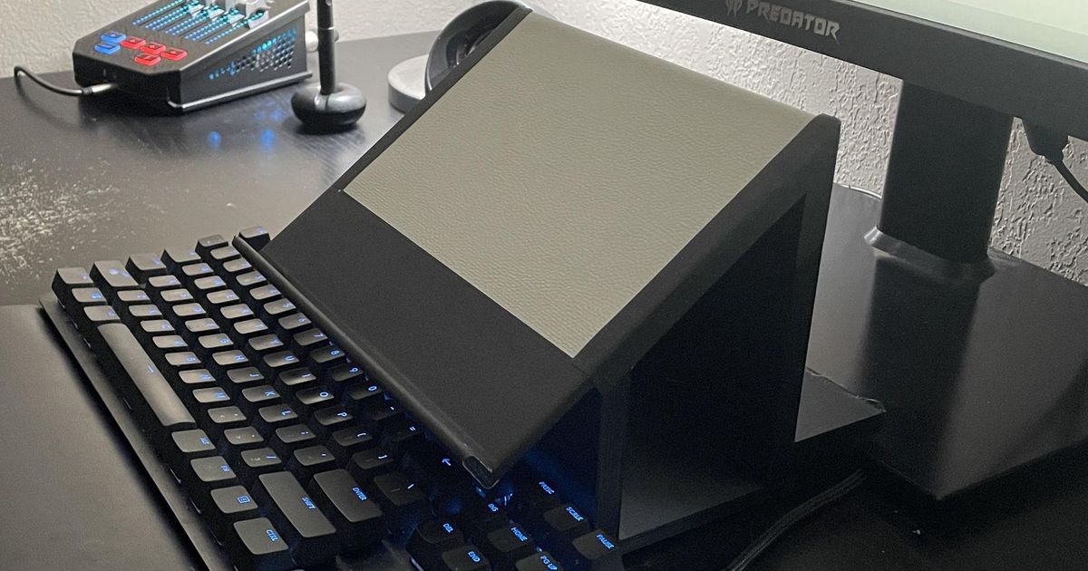 behind keyboard stand for kamvas 13 by Fenweekoh | Download free STL ...