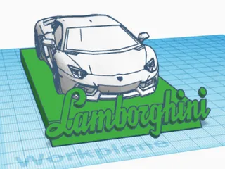Lamborghini Aventador by EmmaTheDesigner | Download free STL model ...